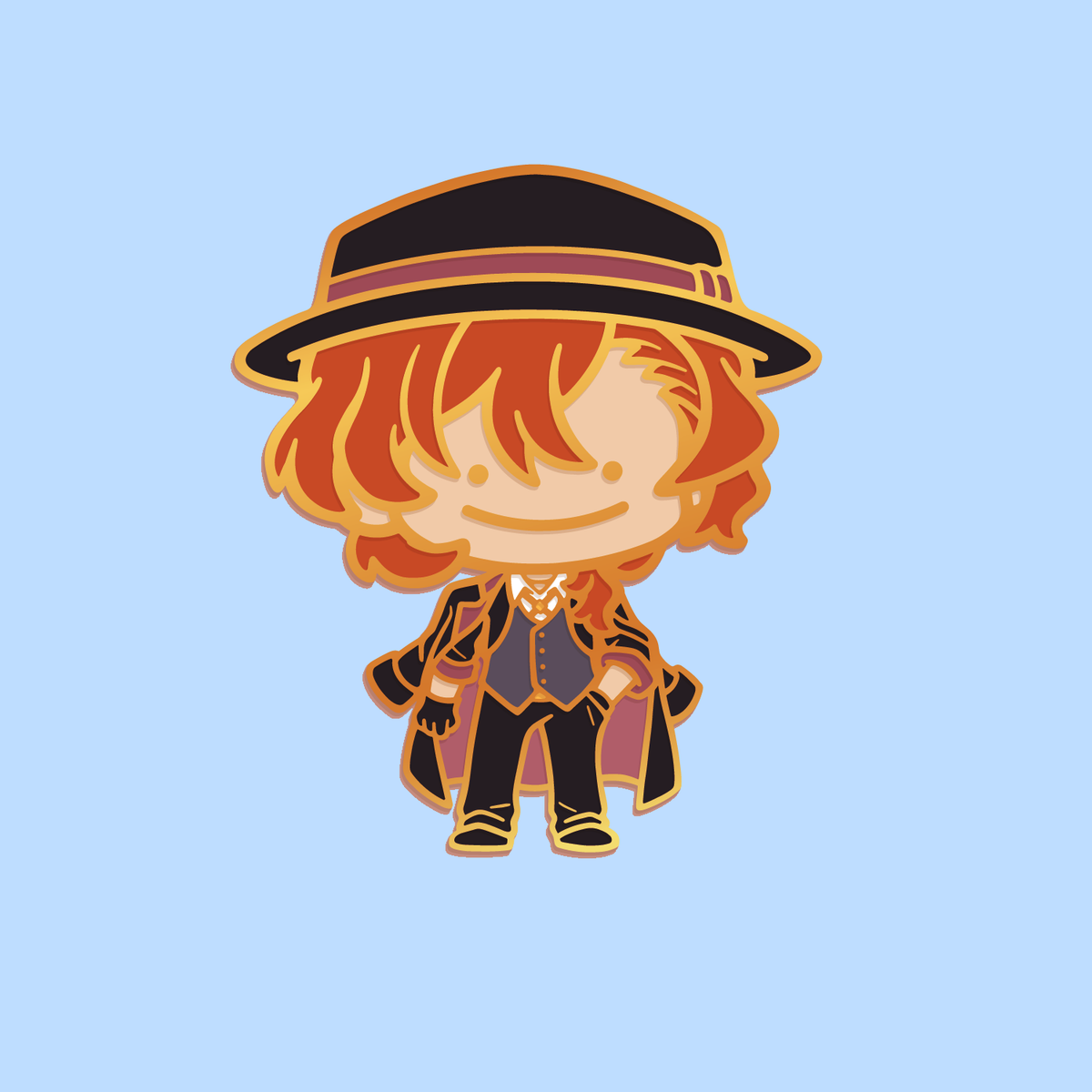 Chuuya Nakahara enamel pin – magicalmaidens