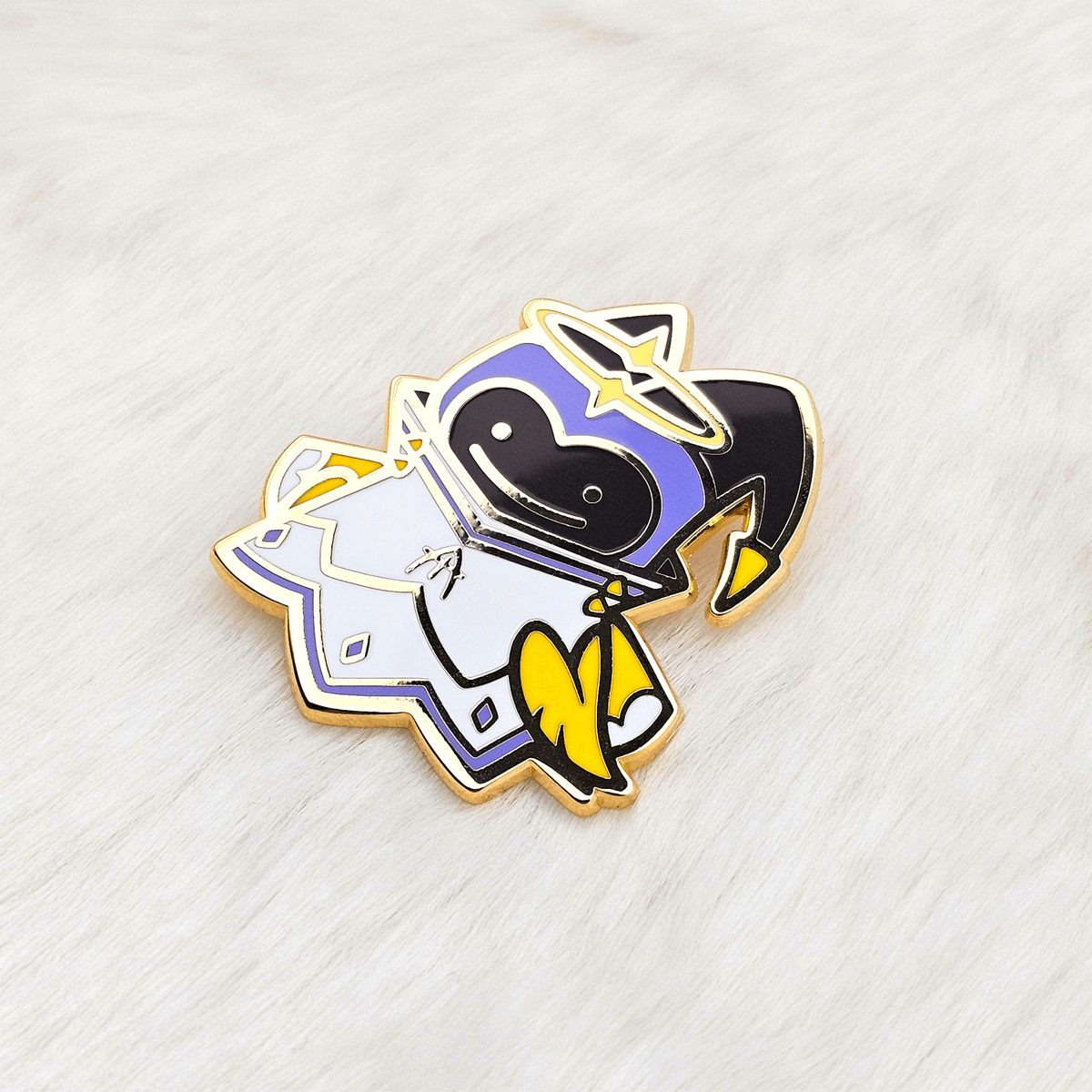 Squished Adam enamel pin – magicalmaidens