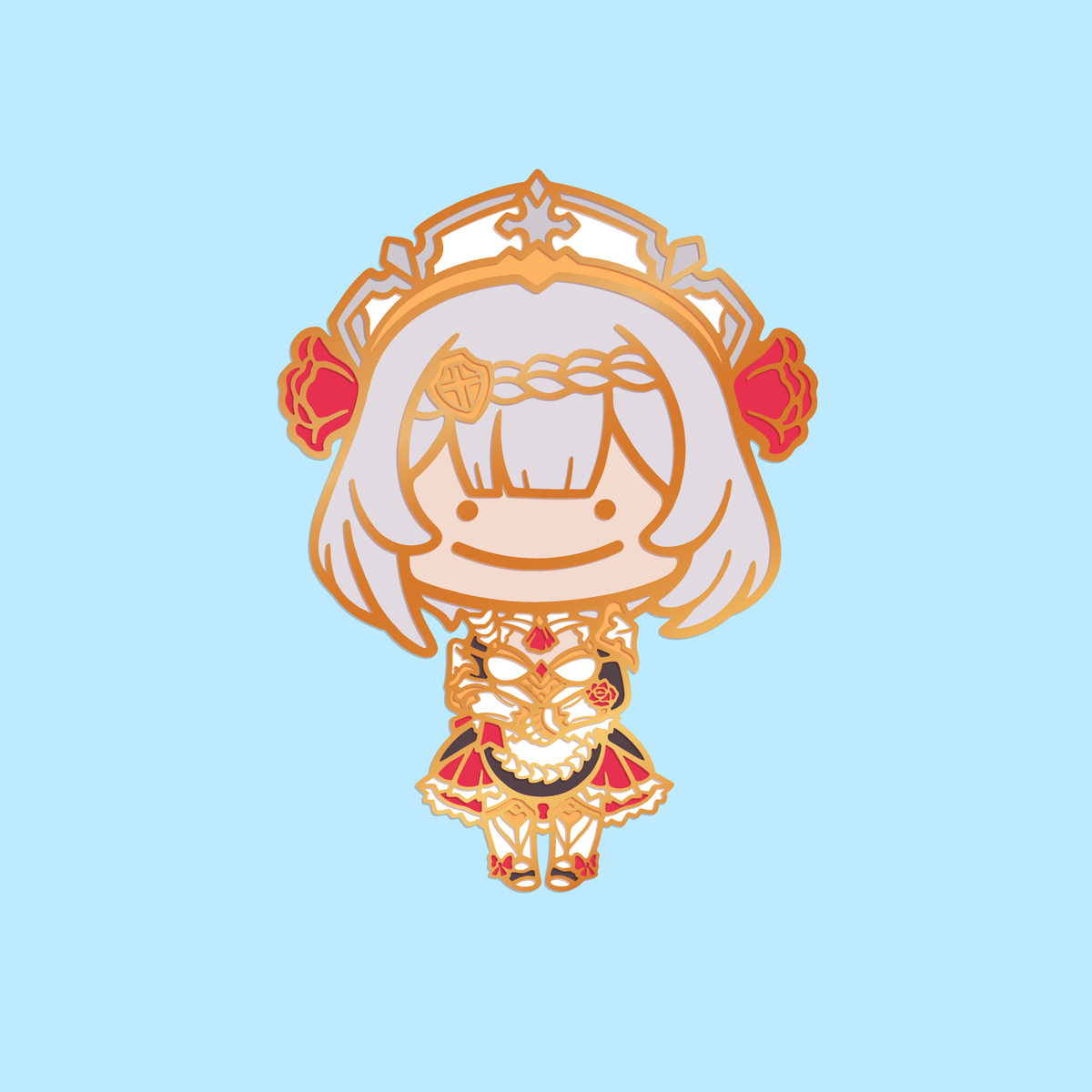 Genshin Impact- Noelle Enamel Pin – magicalmaidens