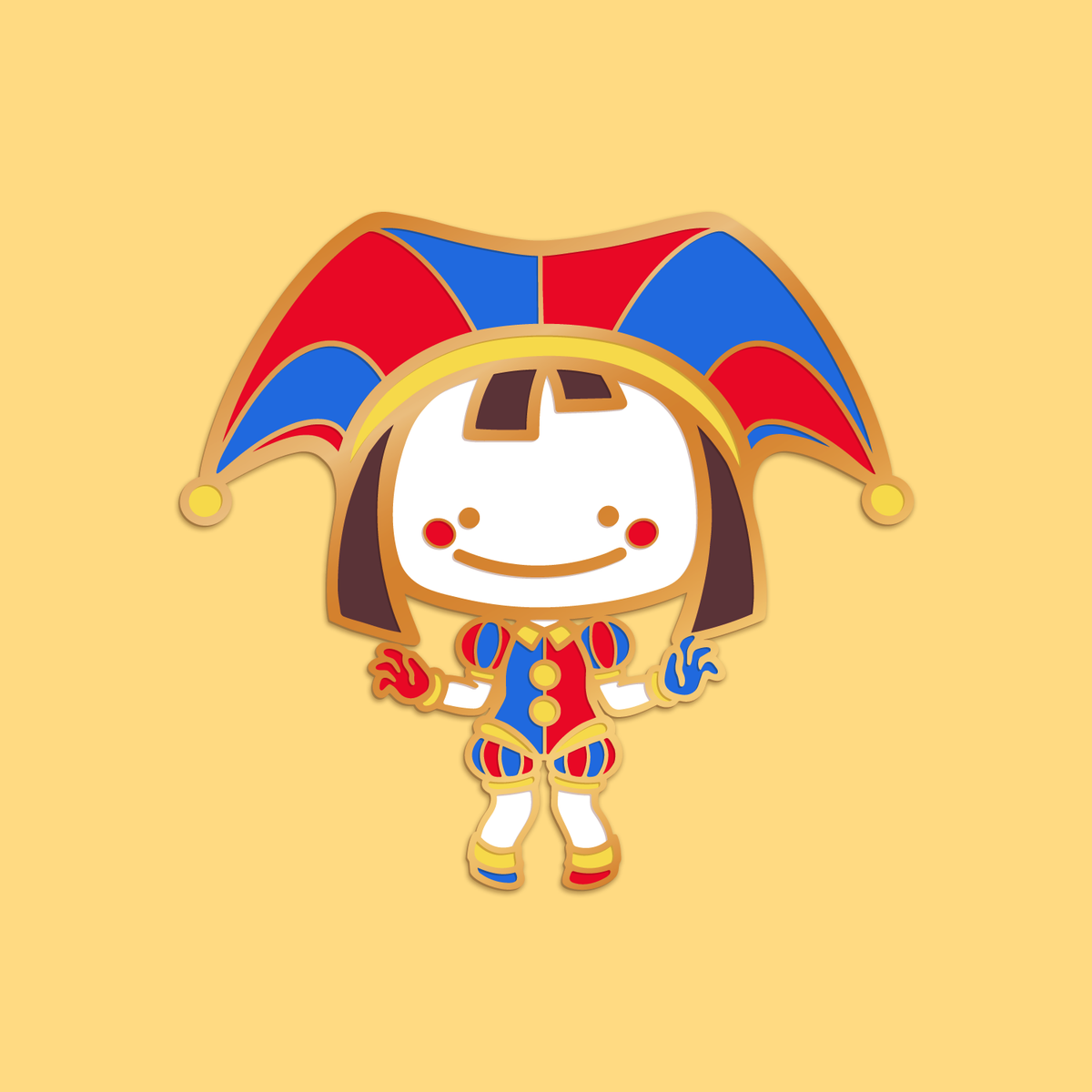 Digital Circus- Pomni Enamel Pin – magicalmaidens