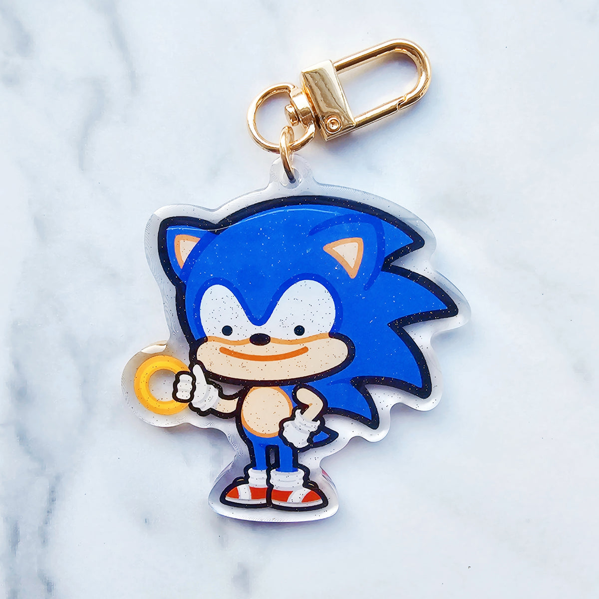 Sonic Acrylic Keychain – magicalmaidens