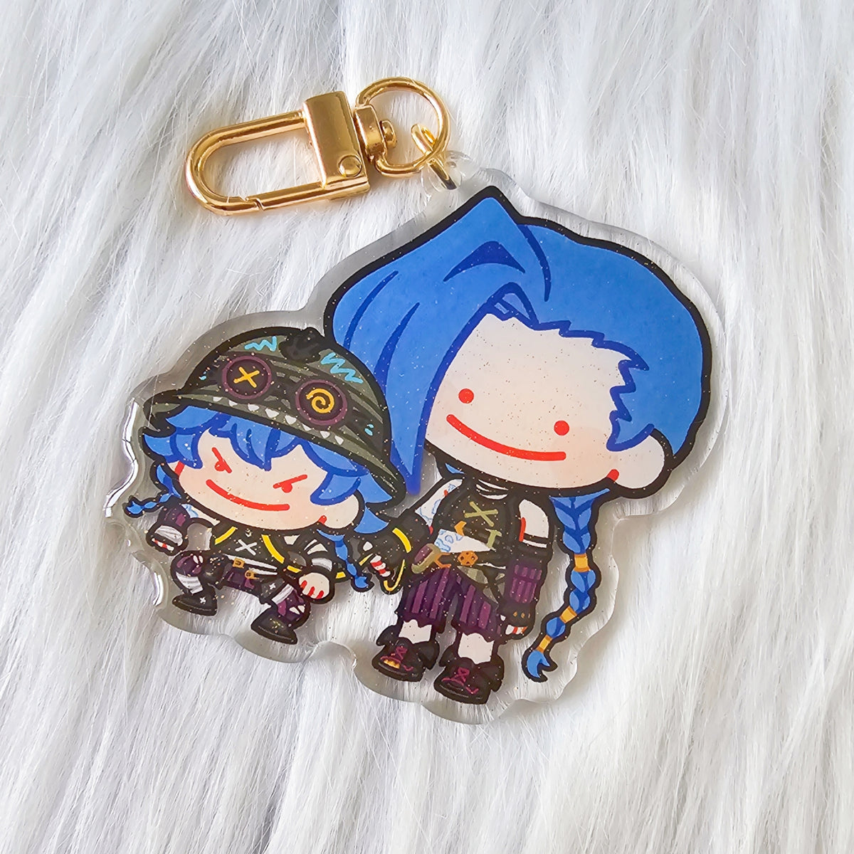 Isha & Jinx Arcane Acrylic Keychain – magicalmaidens