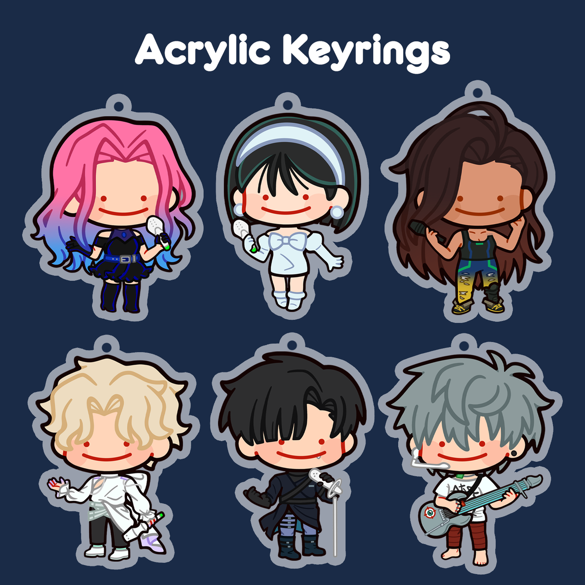 Alien Stage Acrylic Keychains – magicalmaidens