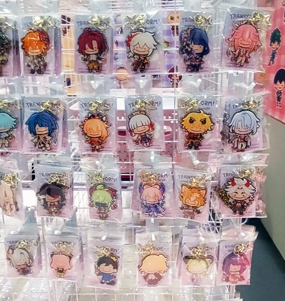 Genshin Impact Glitter Epoxy Acrylic Keychains – magicalmaidens