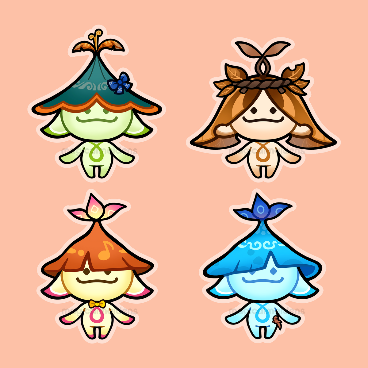 Random Aranara Keychain – magicalmaidens